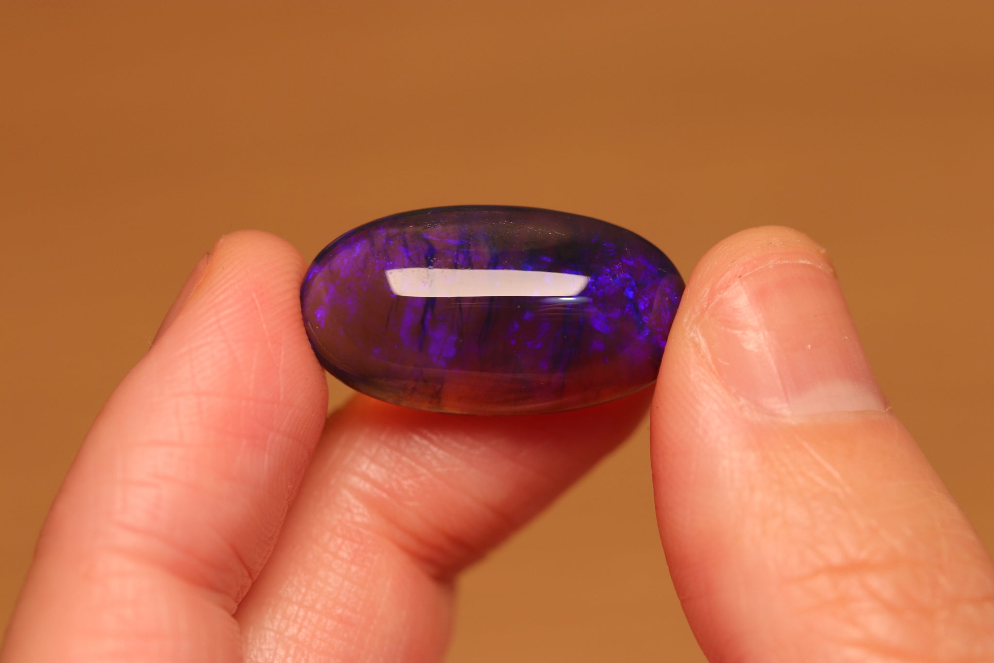 Black Crystal Opal 12.04ct Lightworker Jewellery